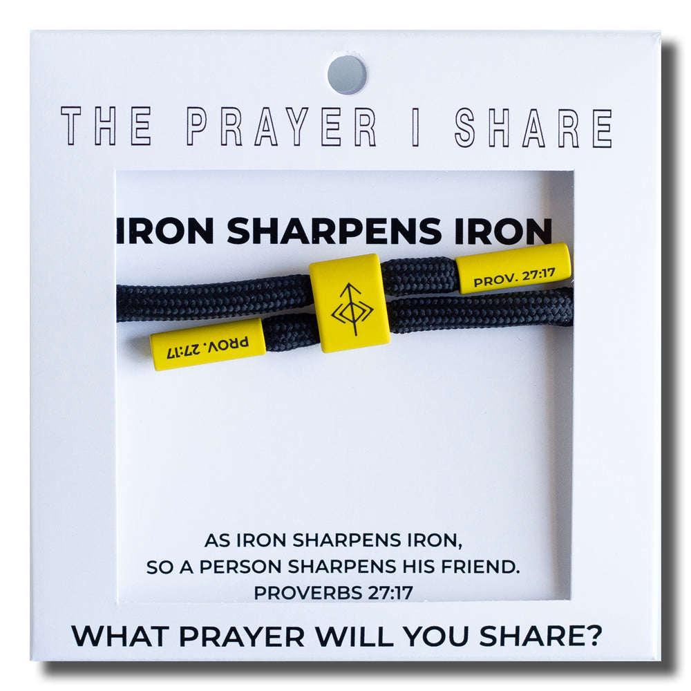 IRON SHARPENS IRON Bracelet – The Prayer I Share
