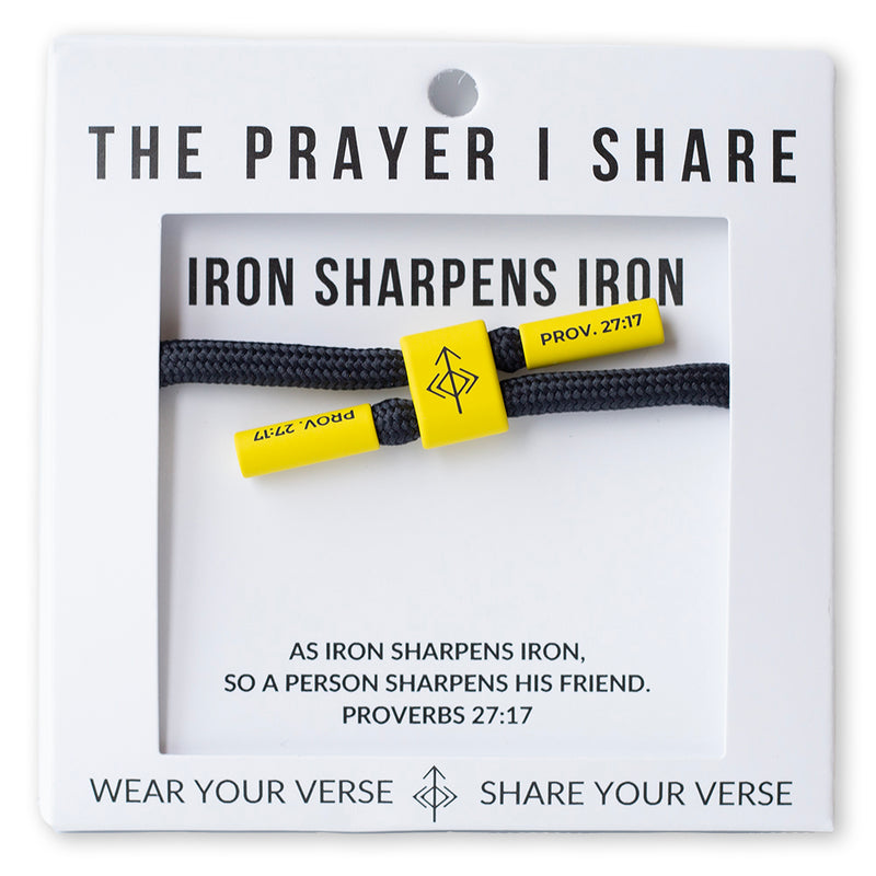 Iron Sharpens Iron, Proverbs 27:17 | The Prayer I Share