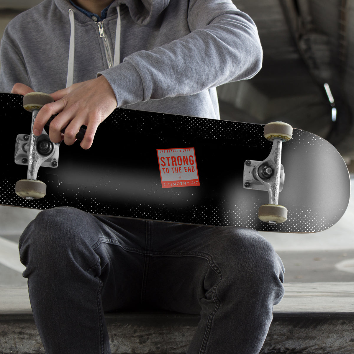 Strong to the End Sticker | The Prayer I Share